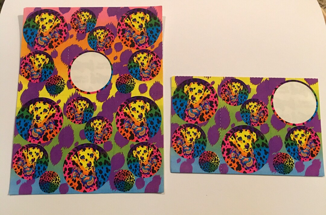 SET of Vintage Lisa Frank Dalmatian Sticker Sheets - Etsy