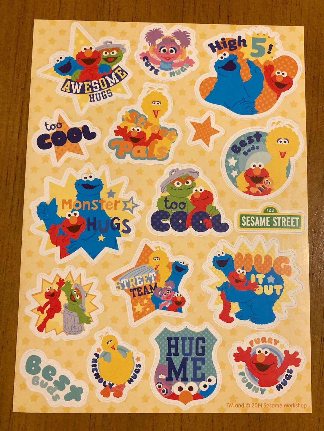 Sesame Street Stickers - Etsy
