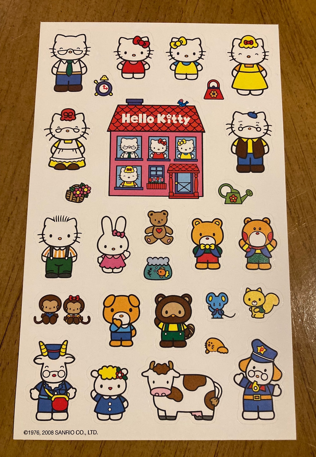 Vintage Hello Kitty Stickers - Etsy