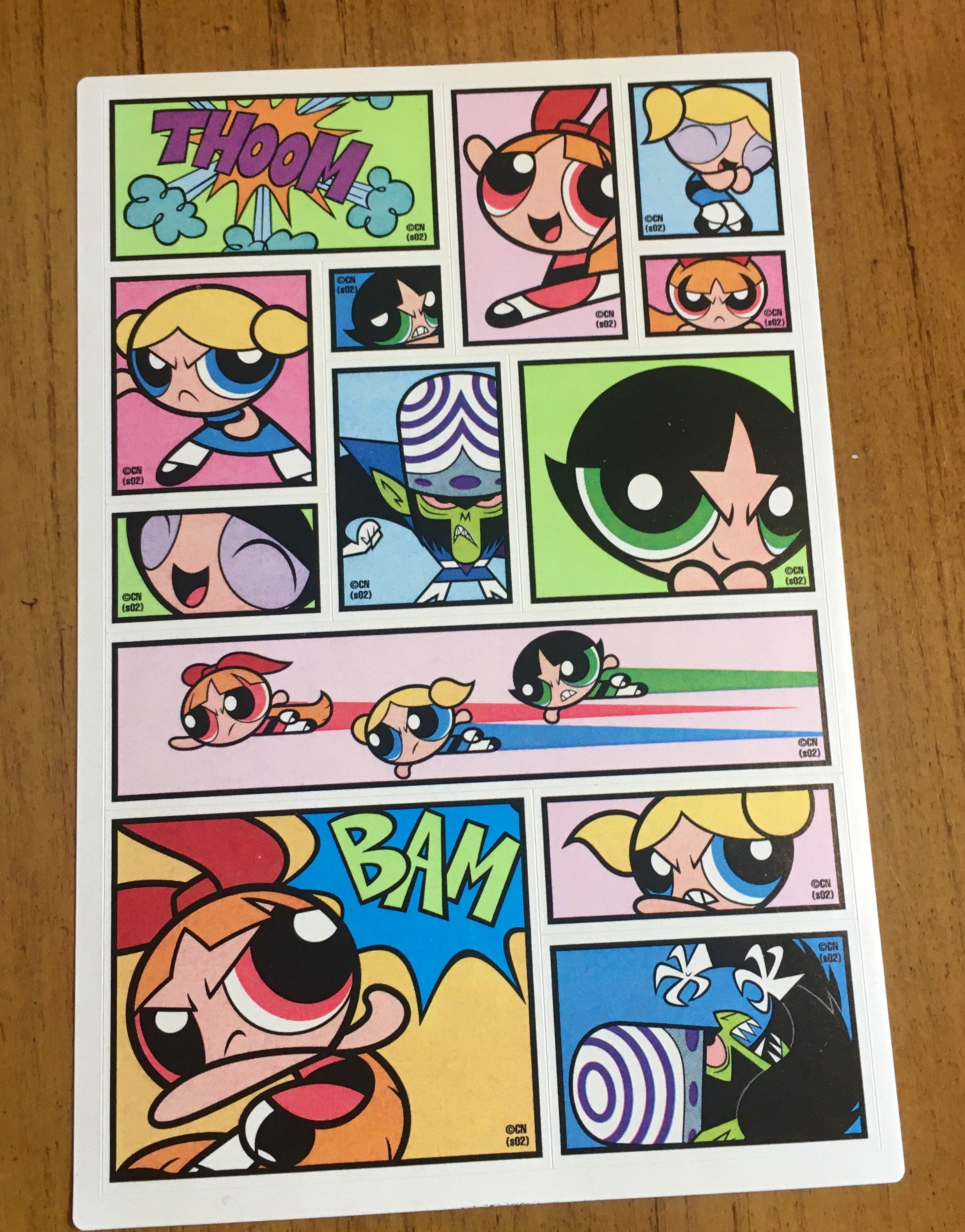 Power Puff Girls Sticker Sheets | Etsy