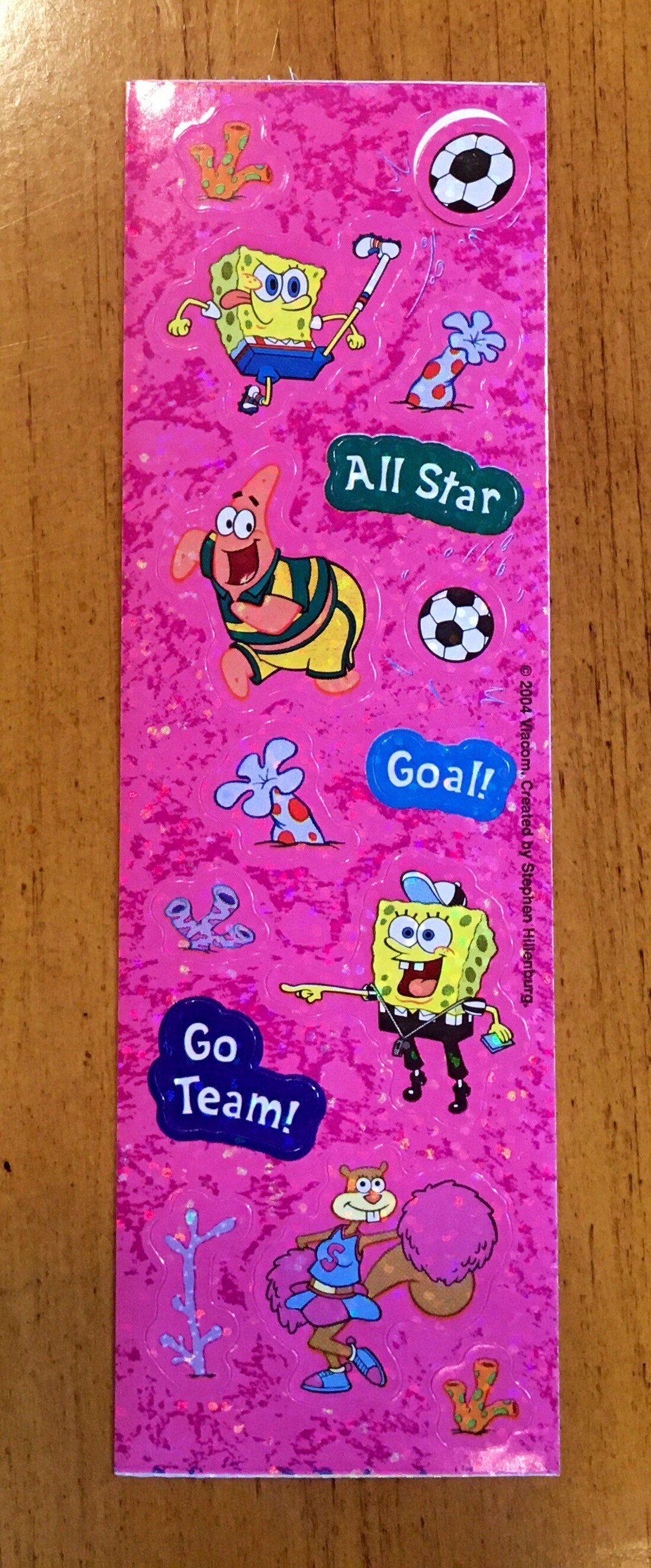 Vintage Spongebob Soccer Stickers - Etsy
