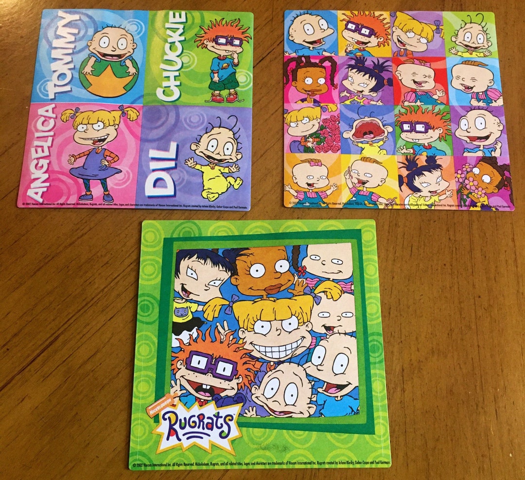 SET of Vintage Rugrats Stickers - Etsy