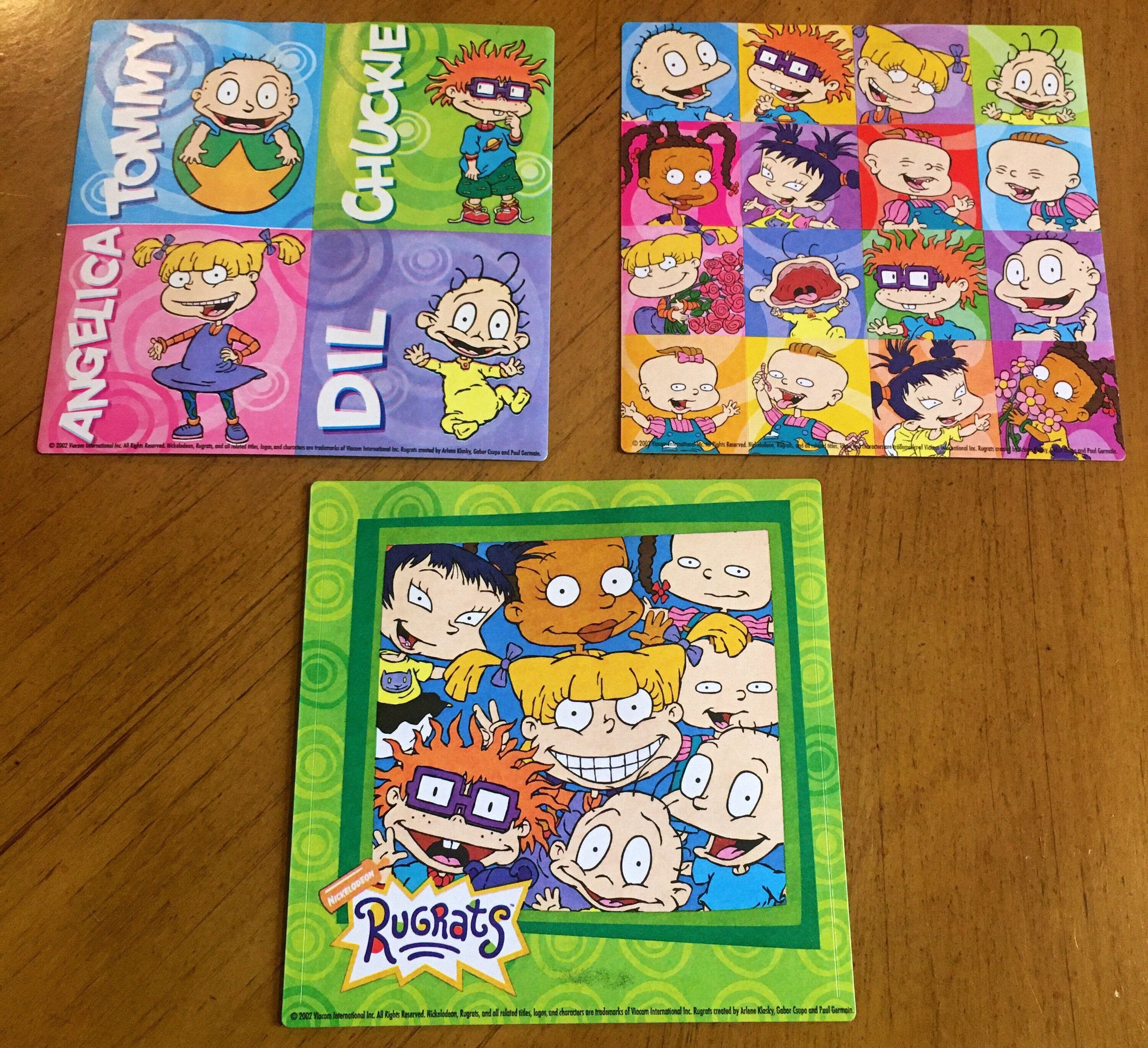SET of Vintage Rugrats Stickers - Etsy
