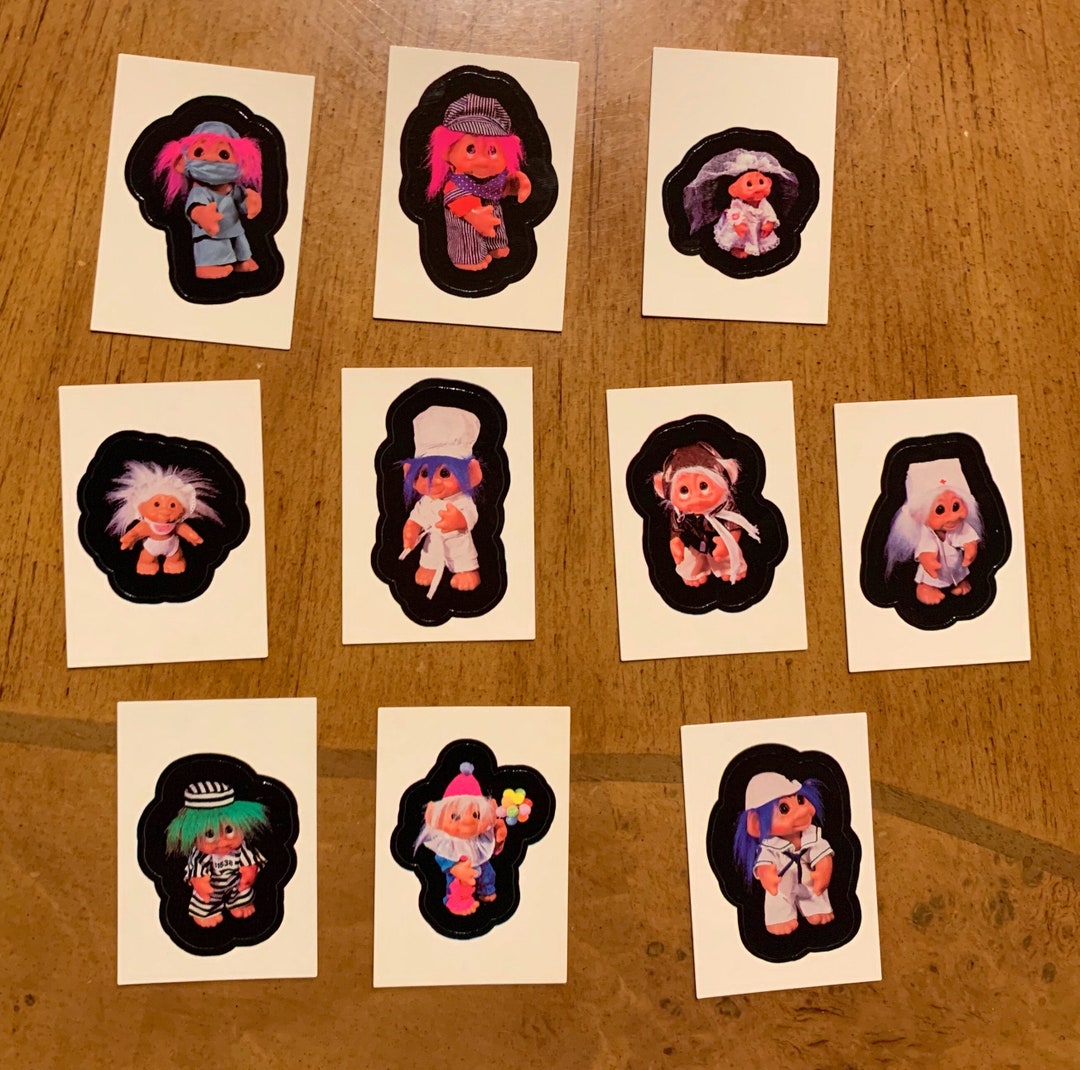 Vintage Troll Doll Stickers - Etsy