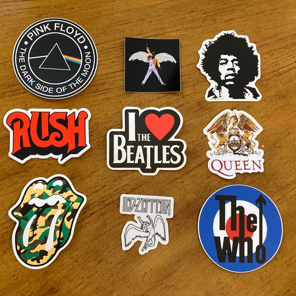 Rock Band Stickers - Etsy