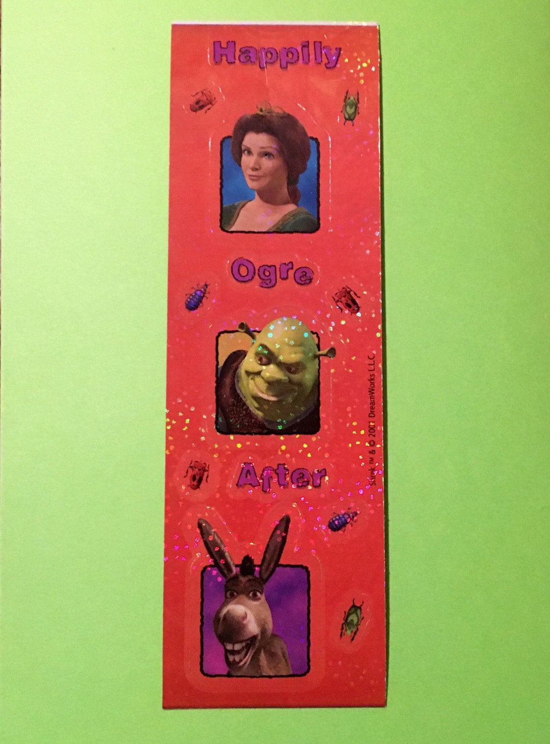 Vintage Shrek Sticker Sheet - Etsy