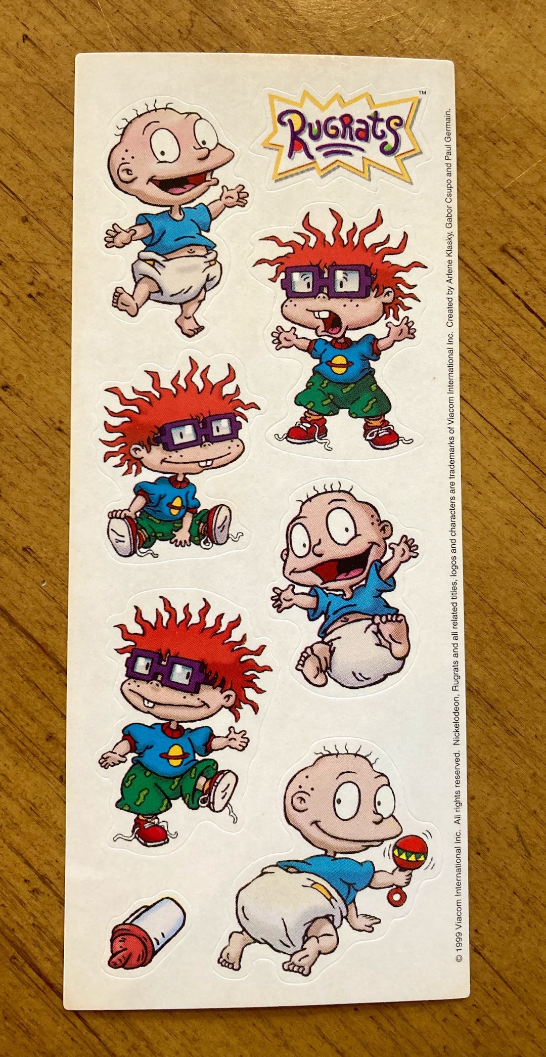1999 Vintage Rugrats Stickers - Etsy