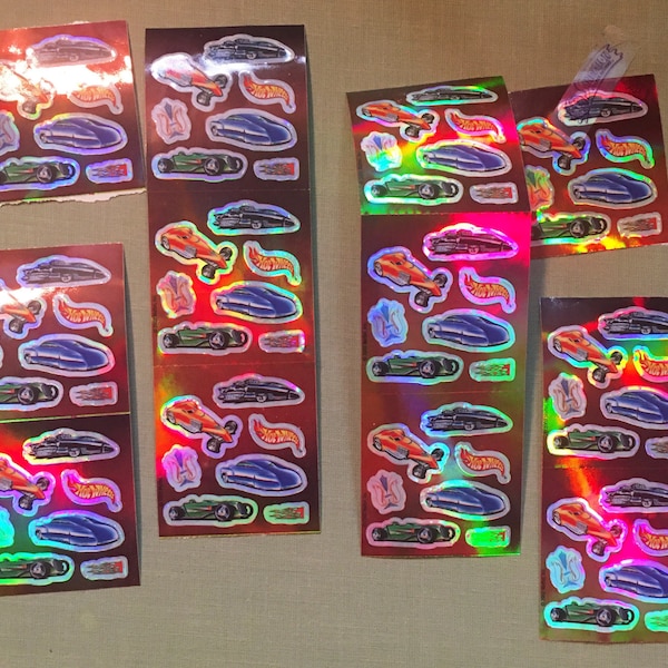 Hot Wheels Sticker Sheets - Etsy