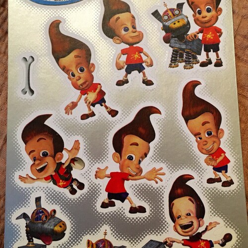 Vintage Jimmy Neutron Boy Genius Party Gift Bags Pack of 8 - Etsy India