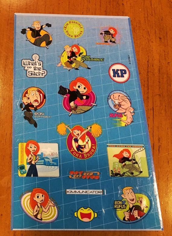 KIM POSSIBLE Sandylion Stickers - Etsy