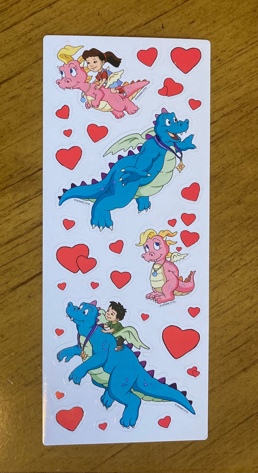 Vintage DRAGON TALES Stickers - Etsy