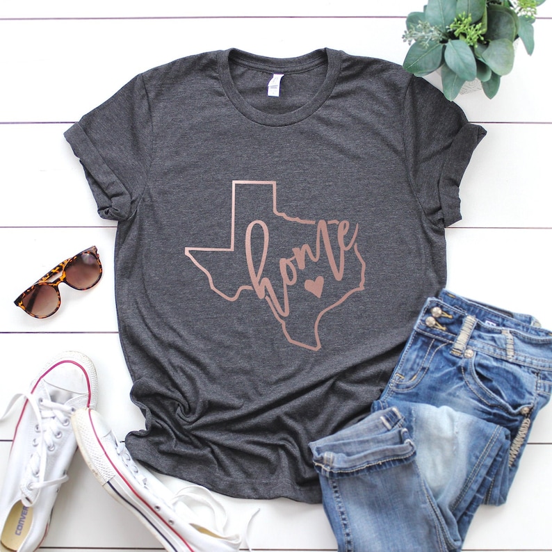 Texas Shirt Home Shirt Texas T-Shirt Texas Pride | Etsy