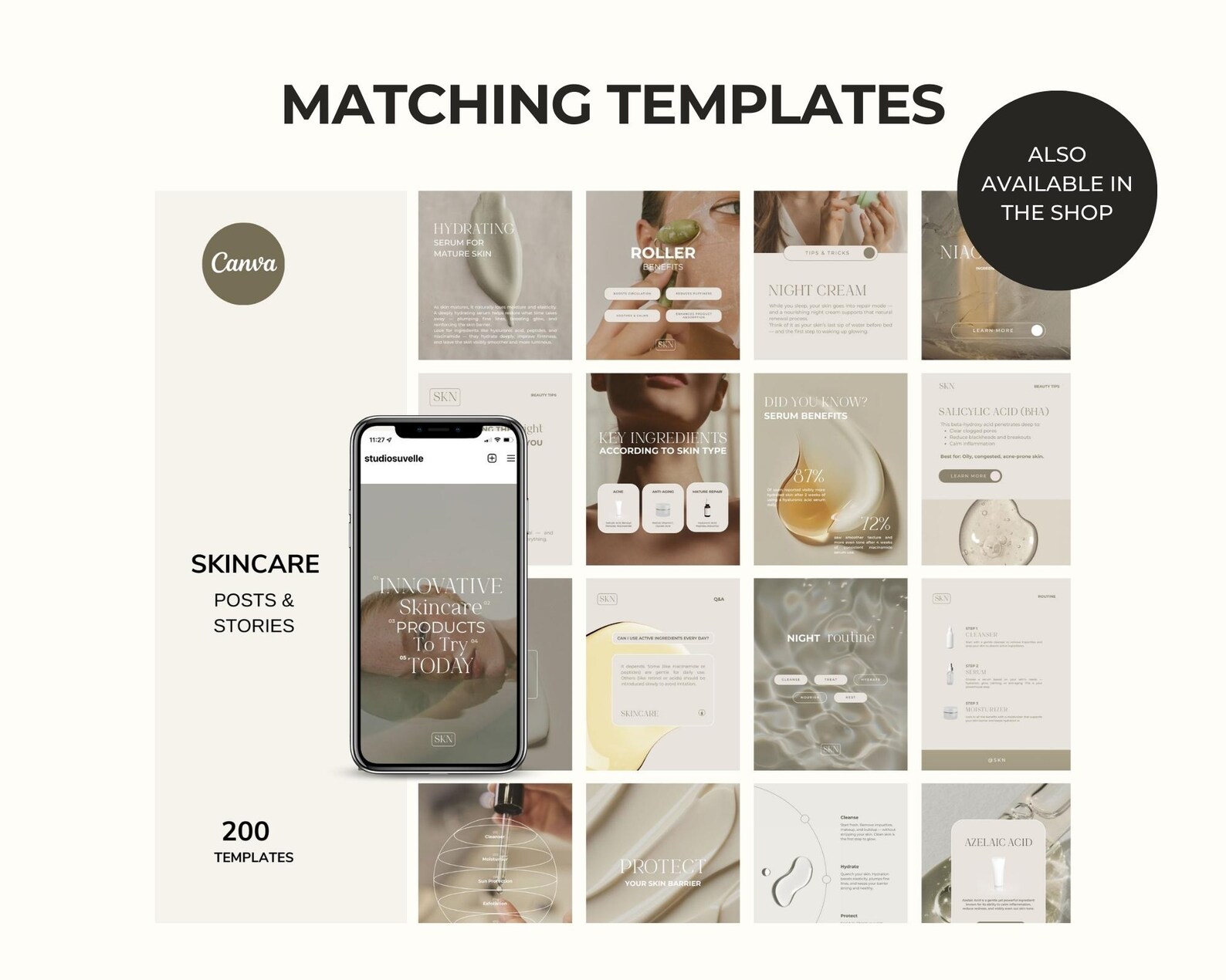 Link in Bio Template Canva| Linktree Canva Template| Instagram Landing ...