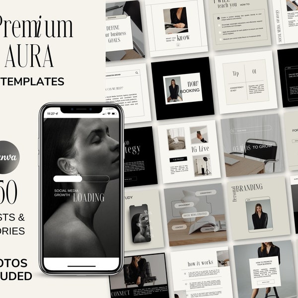 Instagram Magazine Template - Etsy