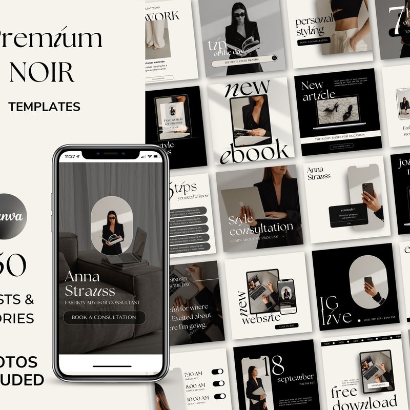 Modern Instagram Template - Etsy