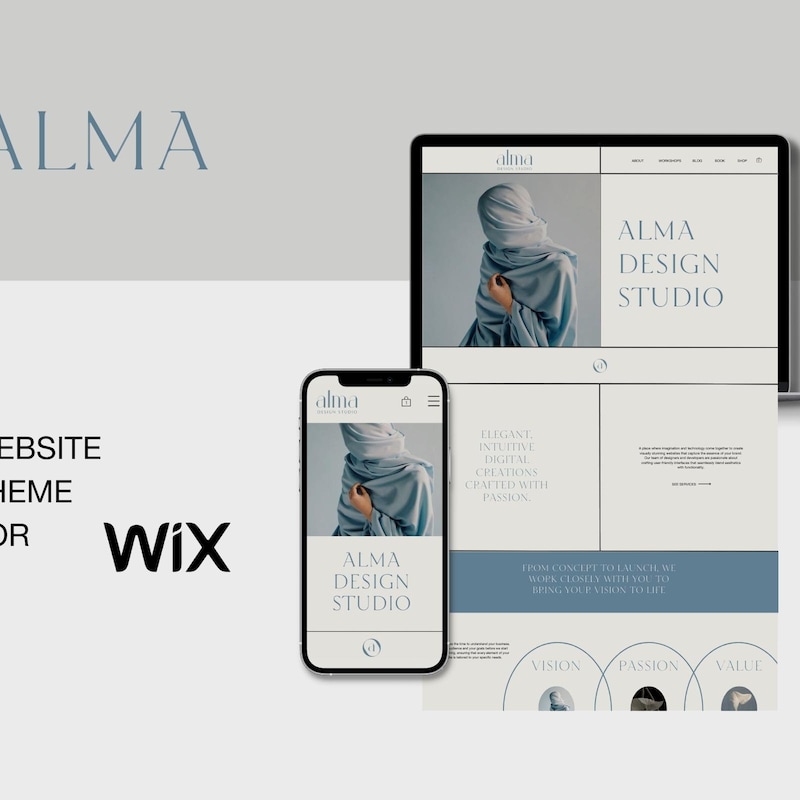 Wix Templates - Etsy