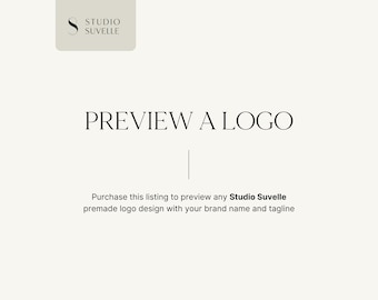 Logo Preview — Preview Any Logo Design With Your Business Name - Etsy