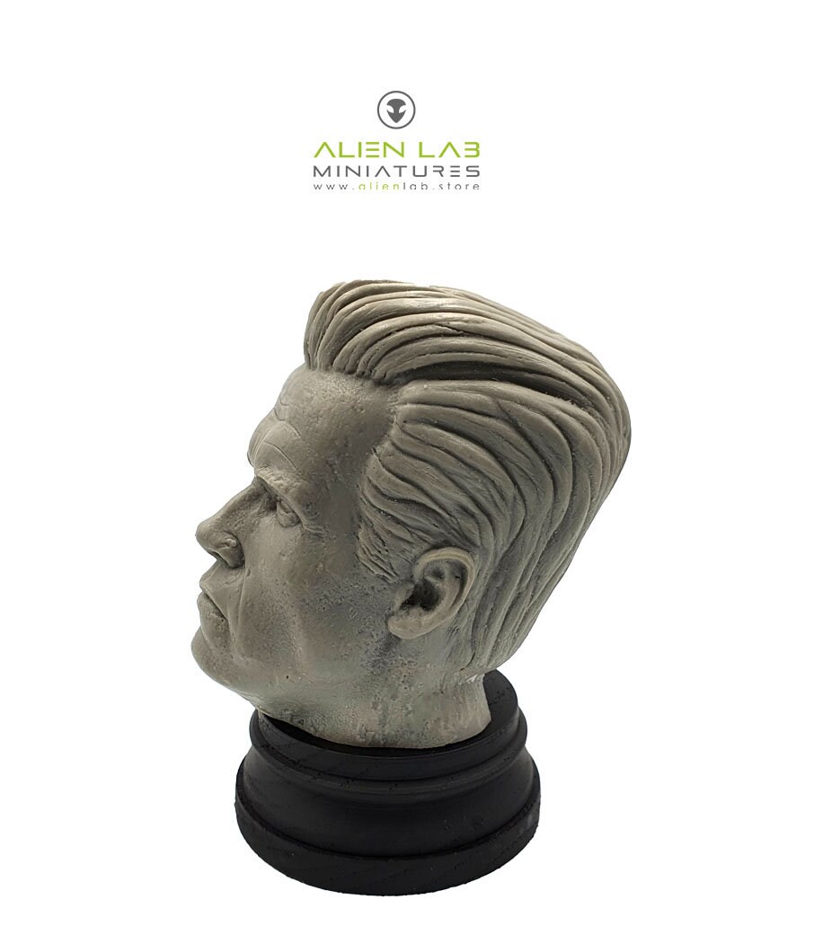 Terminator Head Horror Art Sculpture Figurine Statue - Etsy