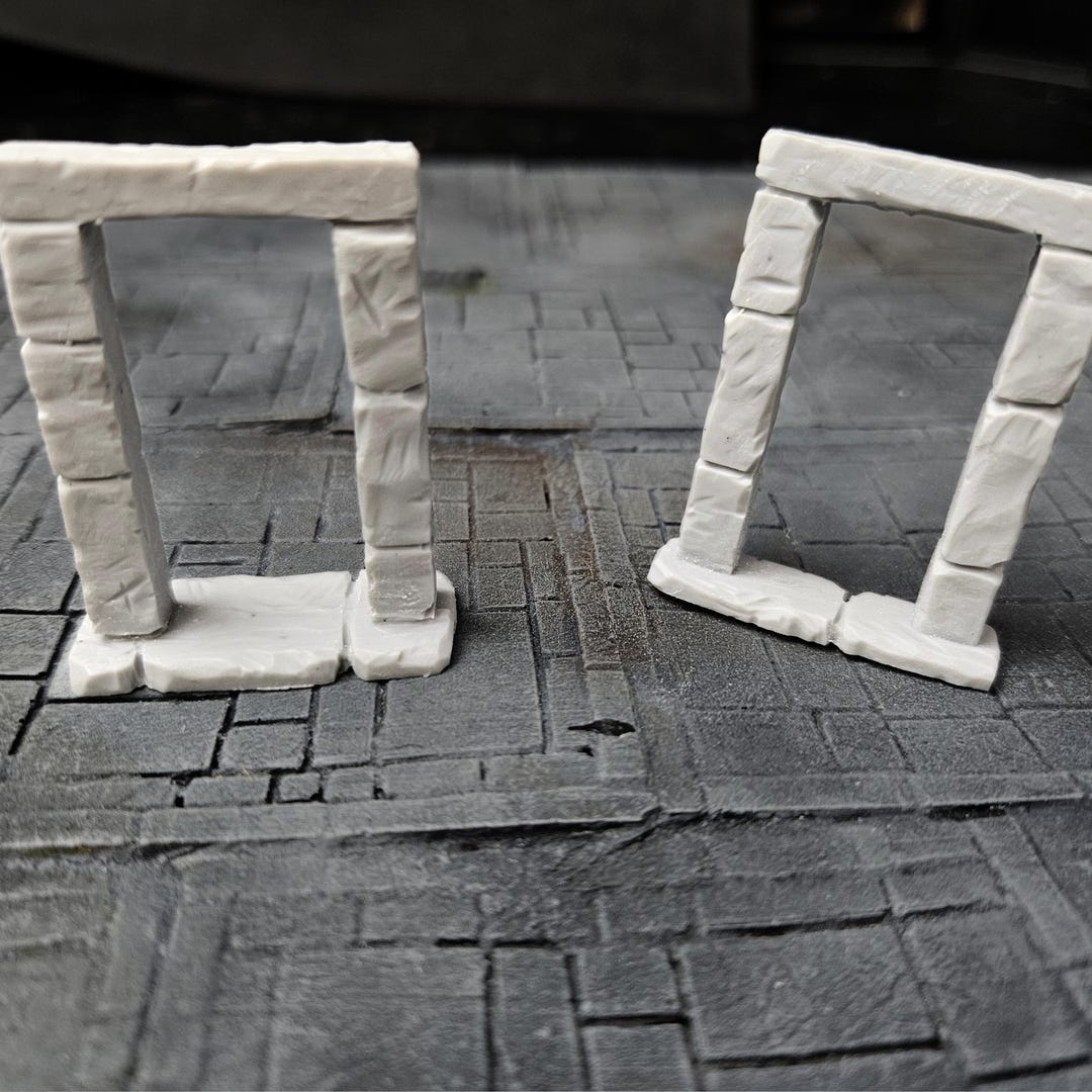 Resin Dungeon Door Frames – Tabletop RPG Terrain, Wargame Scenery - Etsy