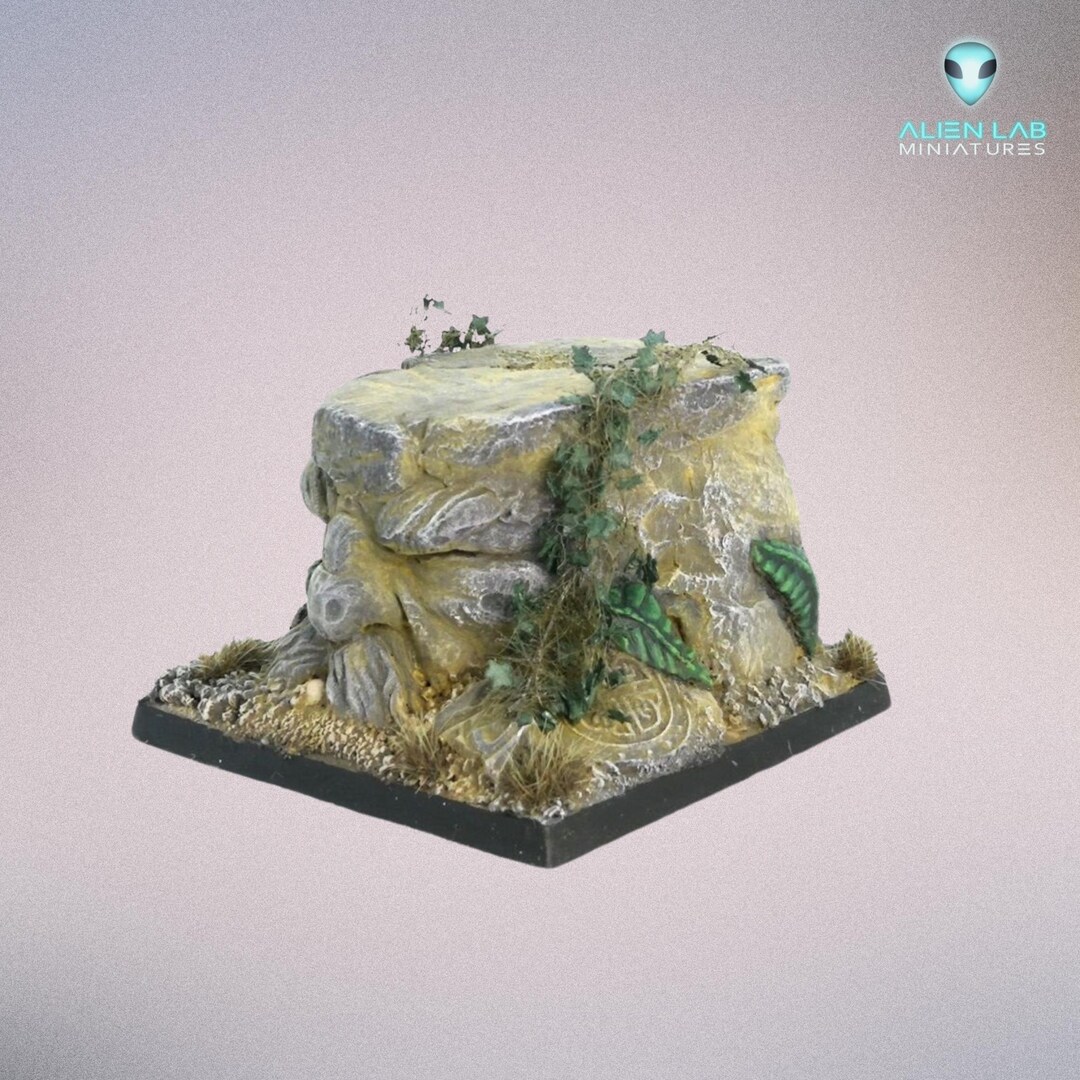 Resin Square 50mm Miniature Bases: Tabletop RPG, Wargaming Terrain - Etsy
