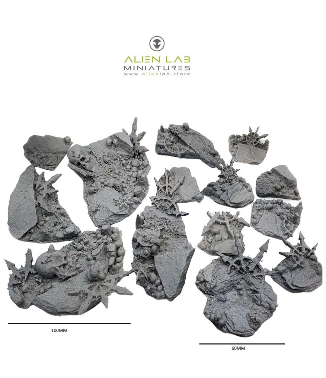 Chaos Basing Kit for RPG & Tabletop Miniature Wargaming Compatible With ...