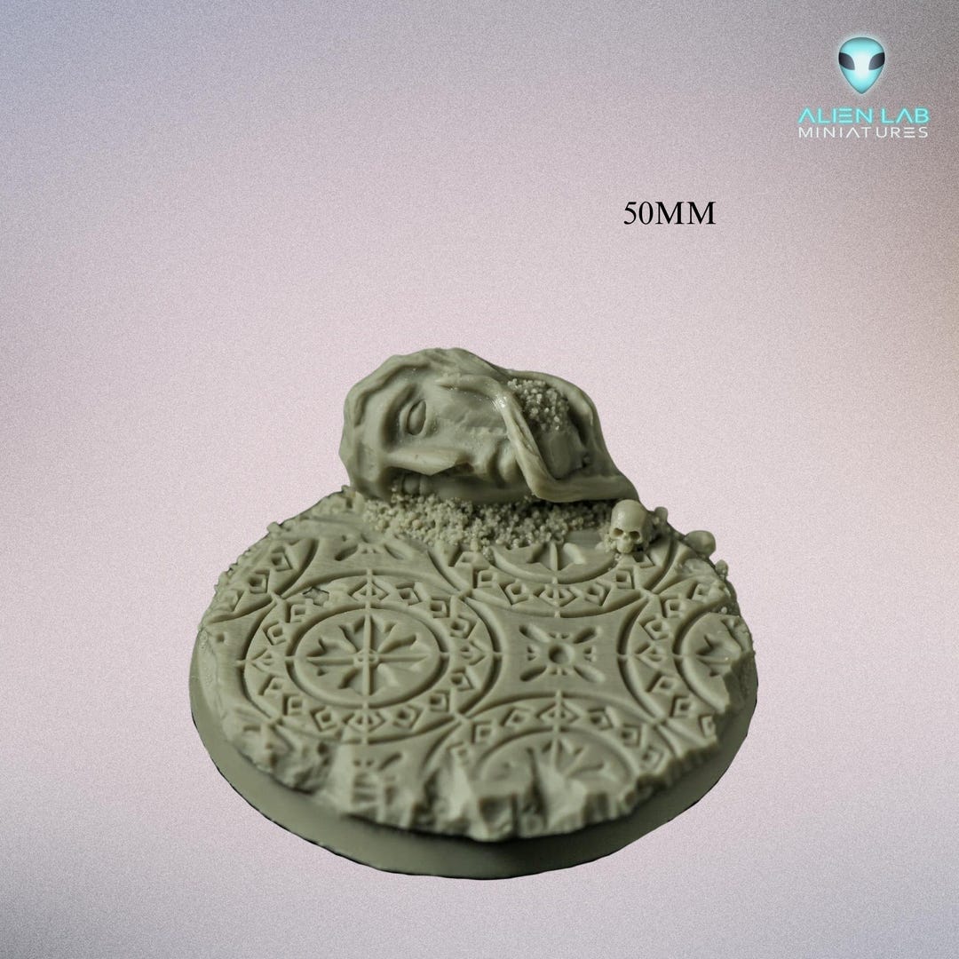 Resin Ancient Temple Base (50mm) - Wargaming Terrain - Etsy