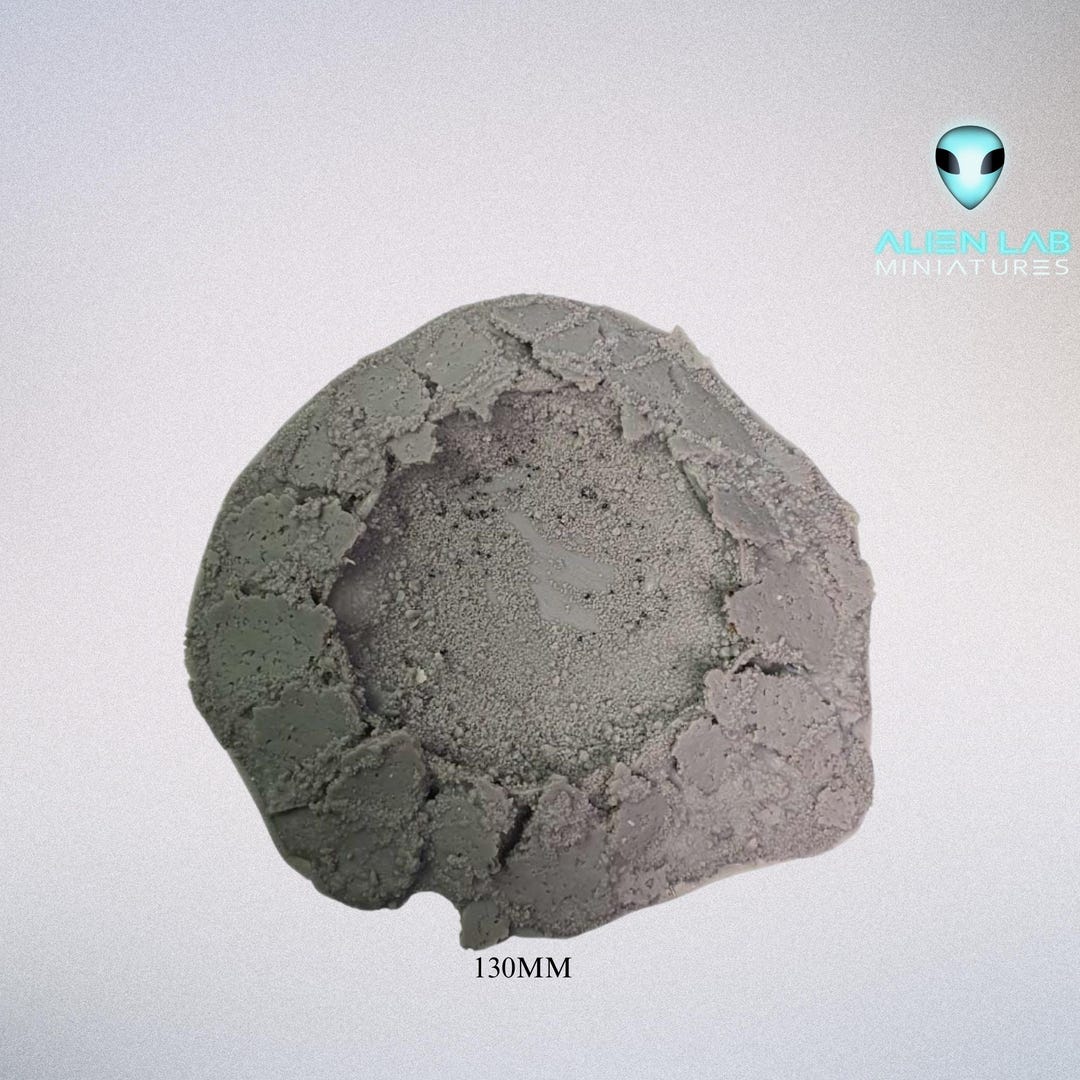Resin Crater Terrain – Large Explosion Impact Scenery for Wargames, RPG ...