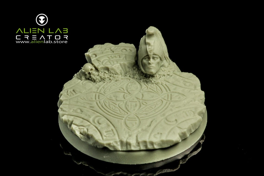Sf Elven Bases 50mm Resin Round for Tabletop & Dungeon and Dragons ...