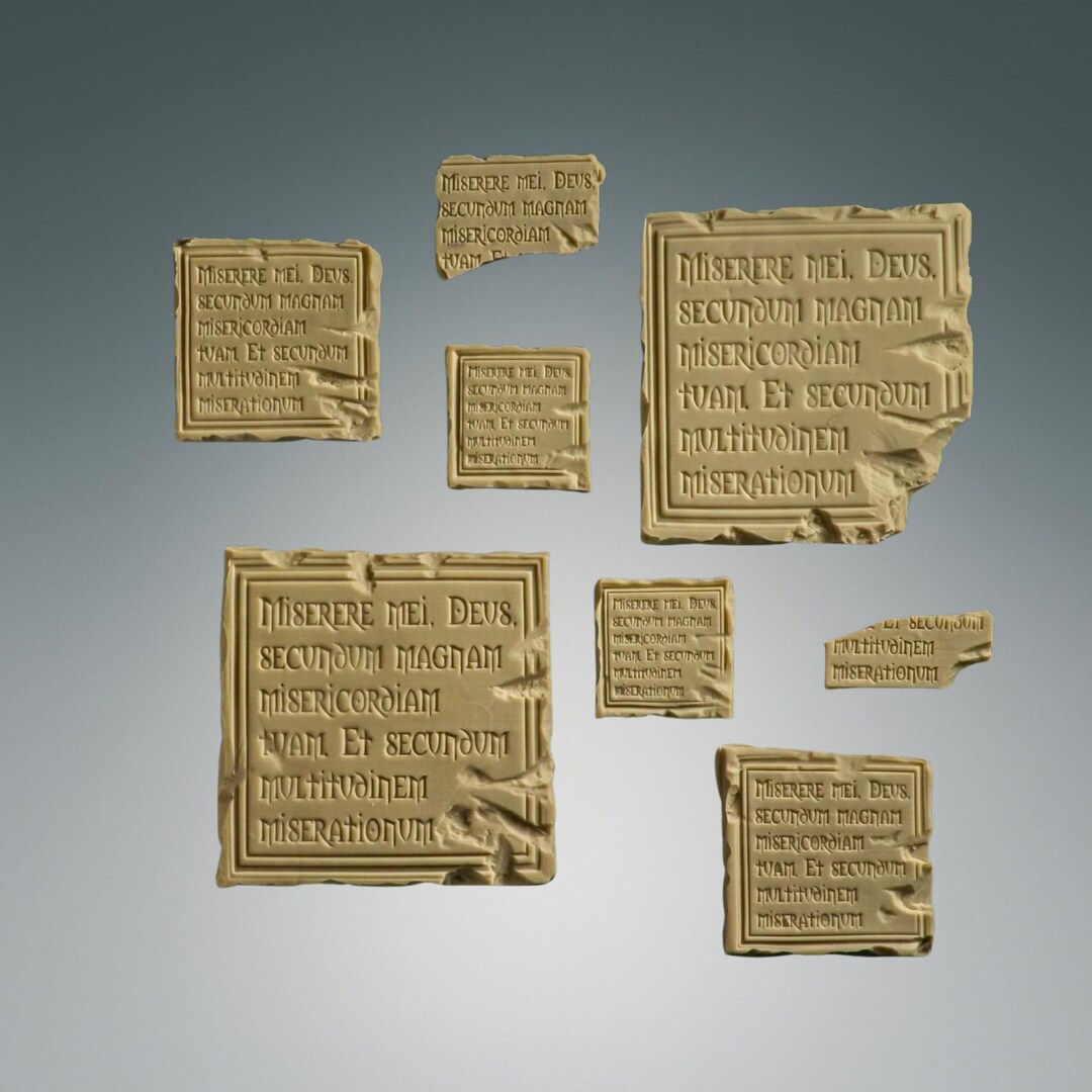 Resin Stone Tablets – RPG Scatter Terrain for D&D, Pathfinder ...