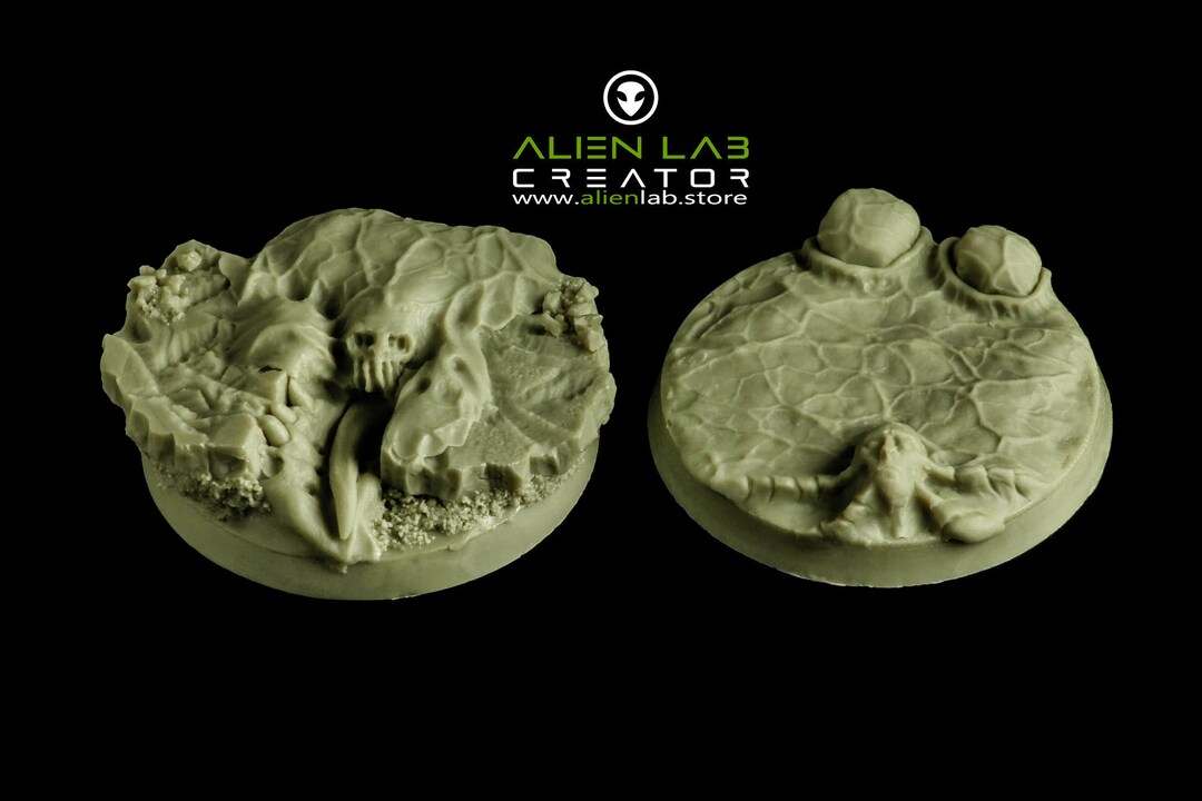 Aliens Round Bases 40mm Dungeons and Dragons Wargaming - Etsy