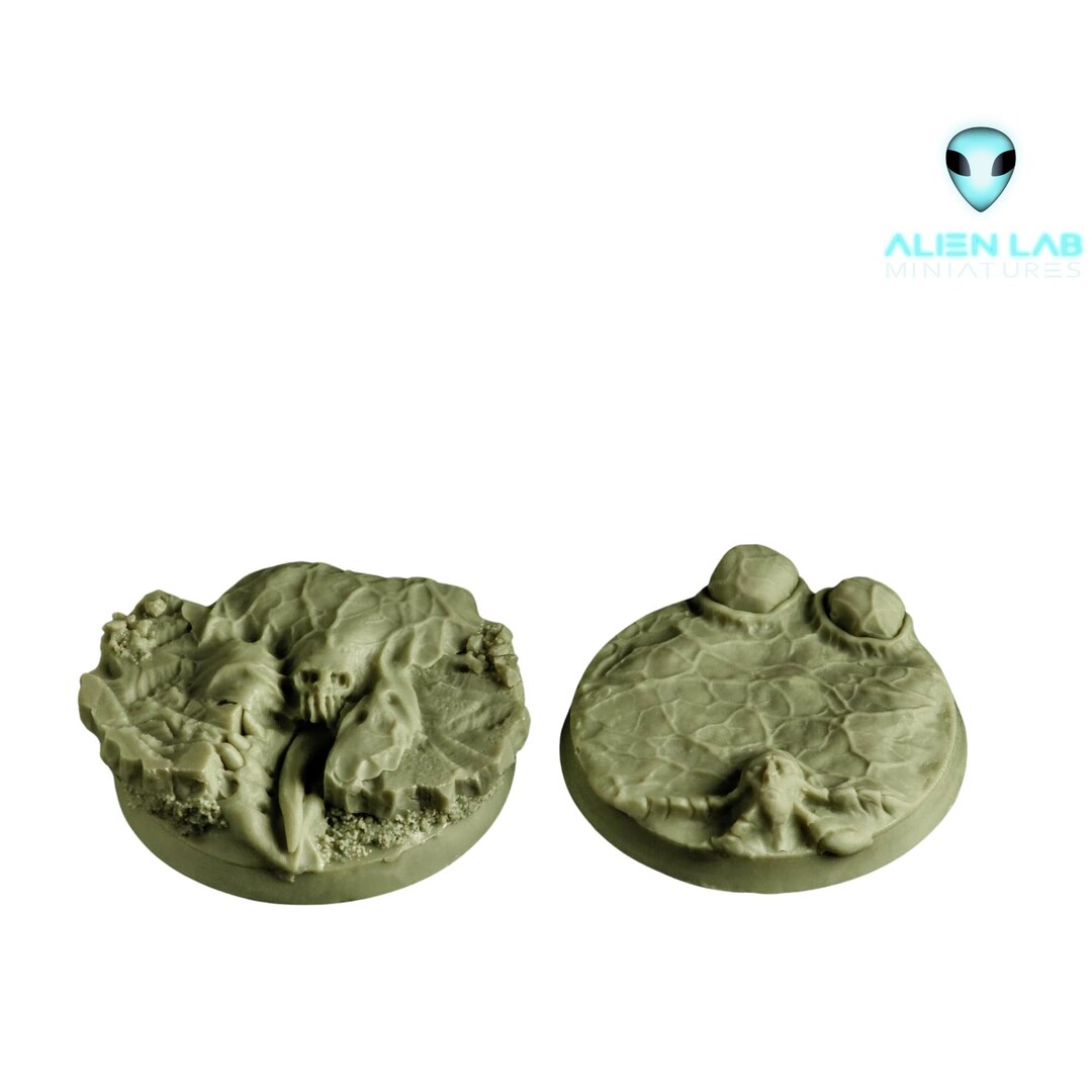 Aliens 40mm Bases - Resin Round for Tabletop & Dungeon and Dragons ...