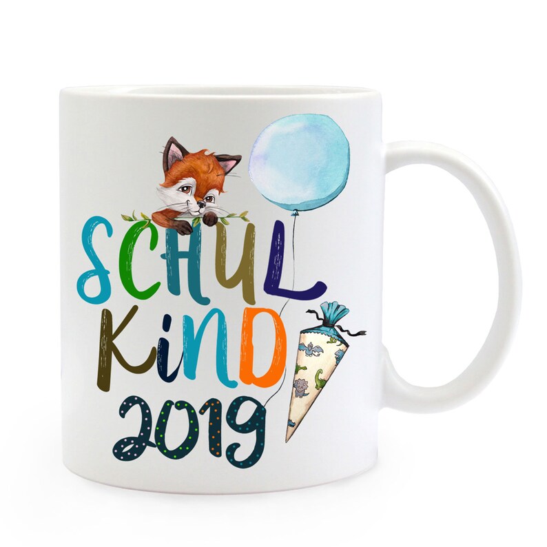 Tasse Becher zur Einschulung Geschenk Schulstart Fuchs - Etsy.de