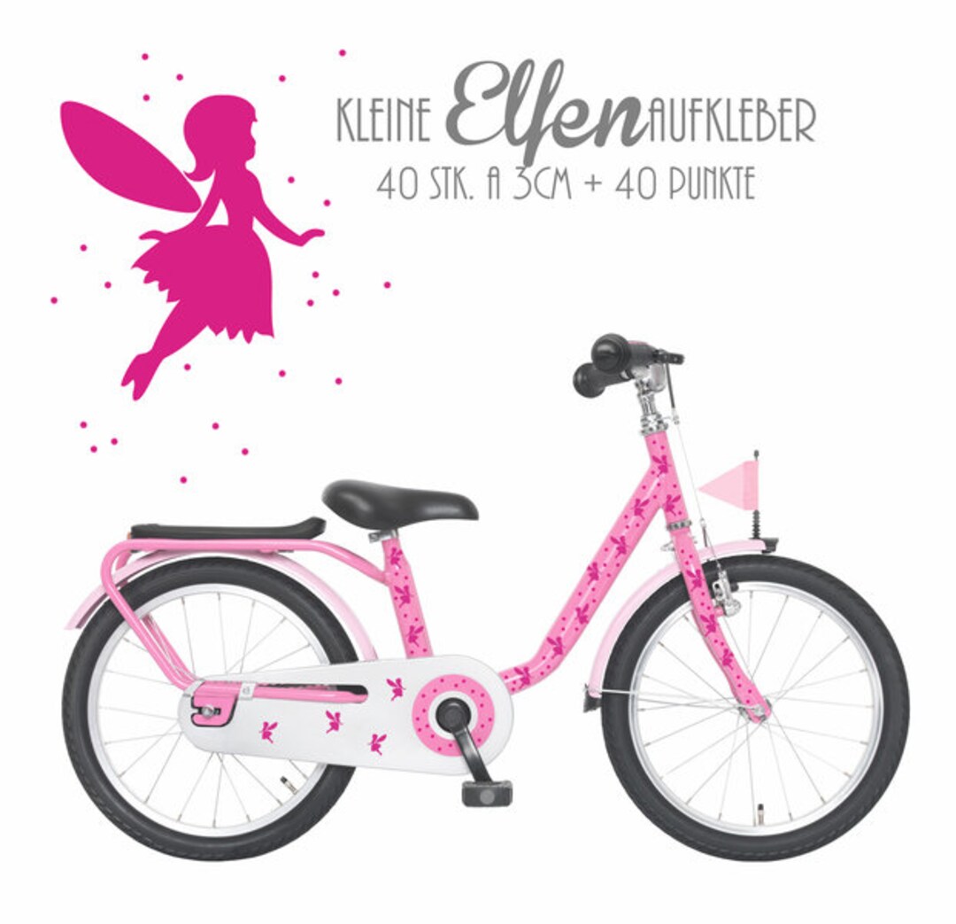 Bicycle Sticker Set Elves 80 Pieces Fairy Dots M1124 - Etsy