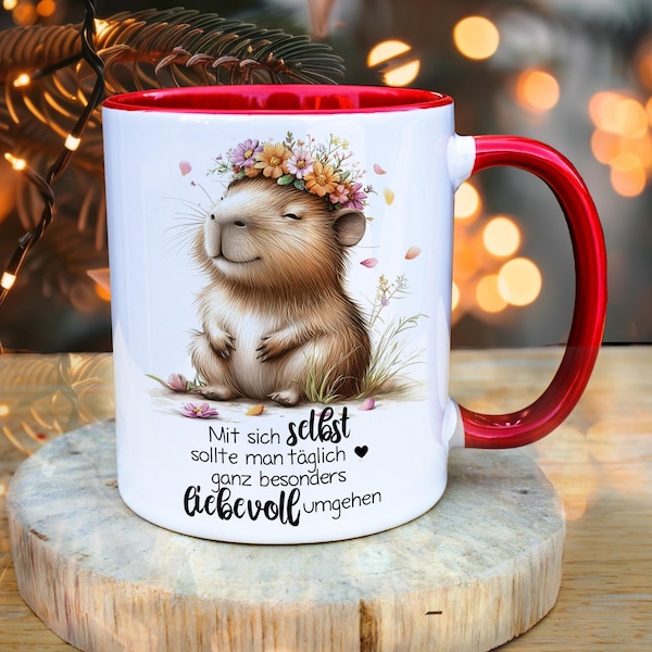 Weihnachtstasse wasserschwein - Etsy.de