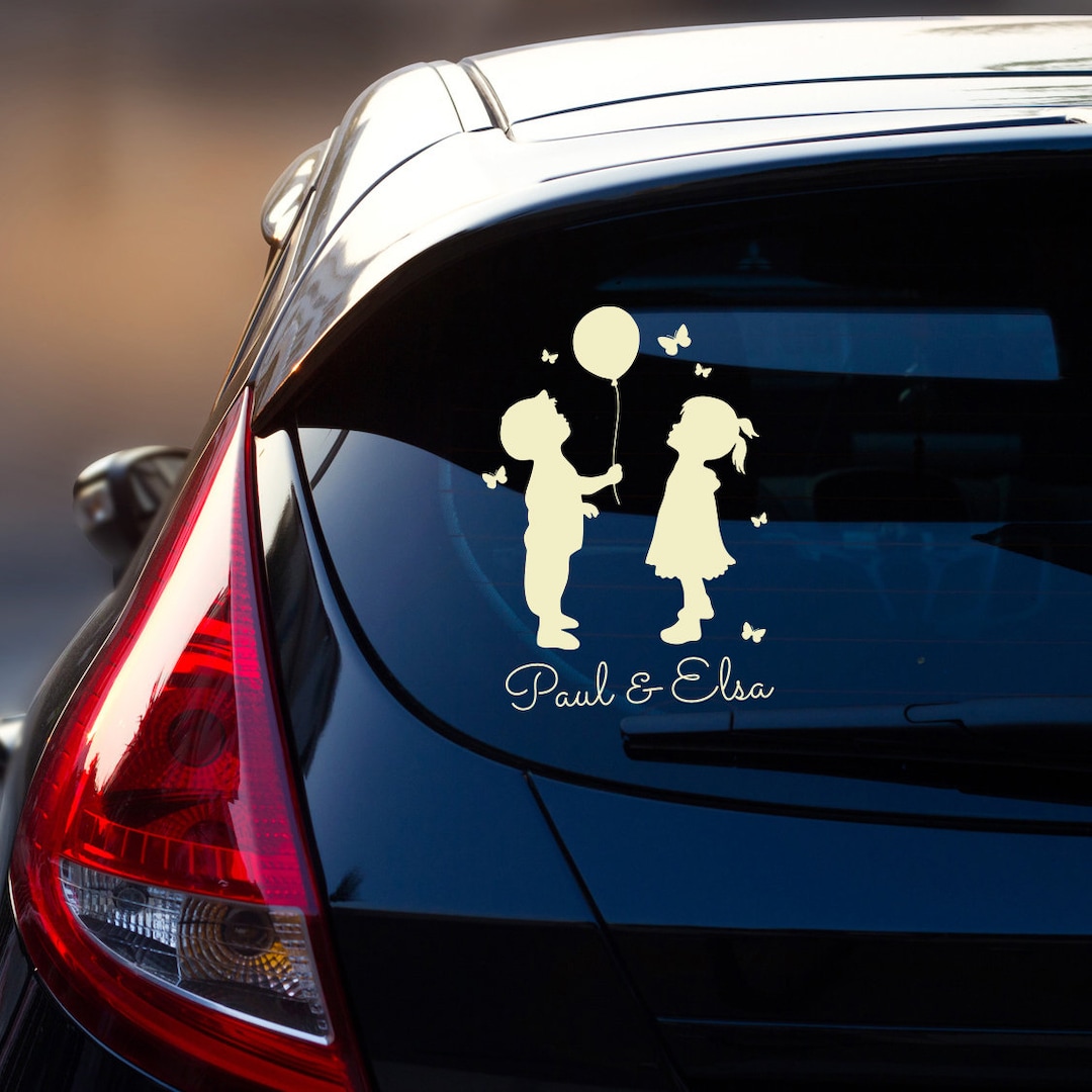 Rear bumper sticker design store