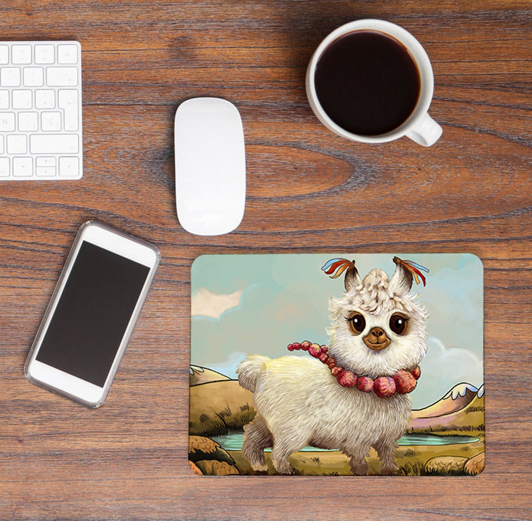 Mousepad mouse pad Lama Baby Alpaka m38 - Etsy.de