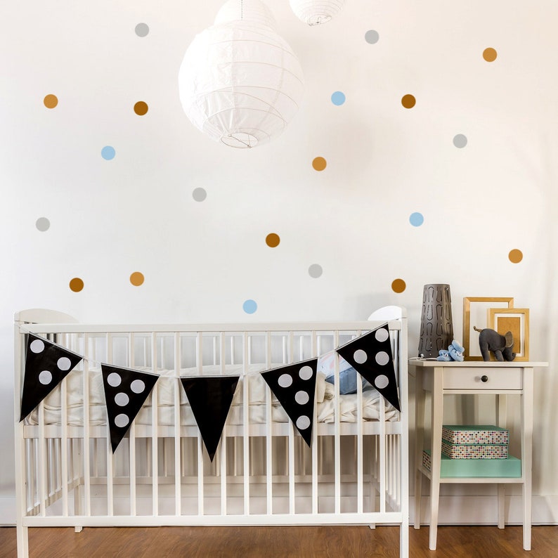 Wandtattoo Aufkleber Punkte dots 4 Farben 5cm 1771 - Etsy.de