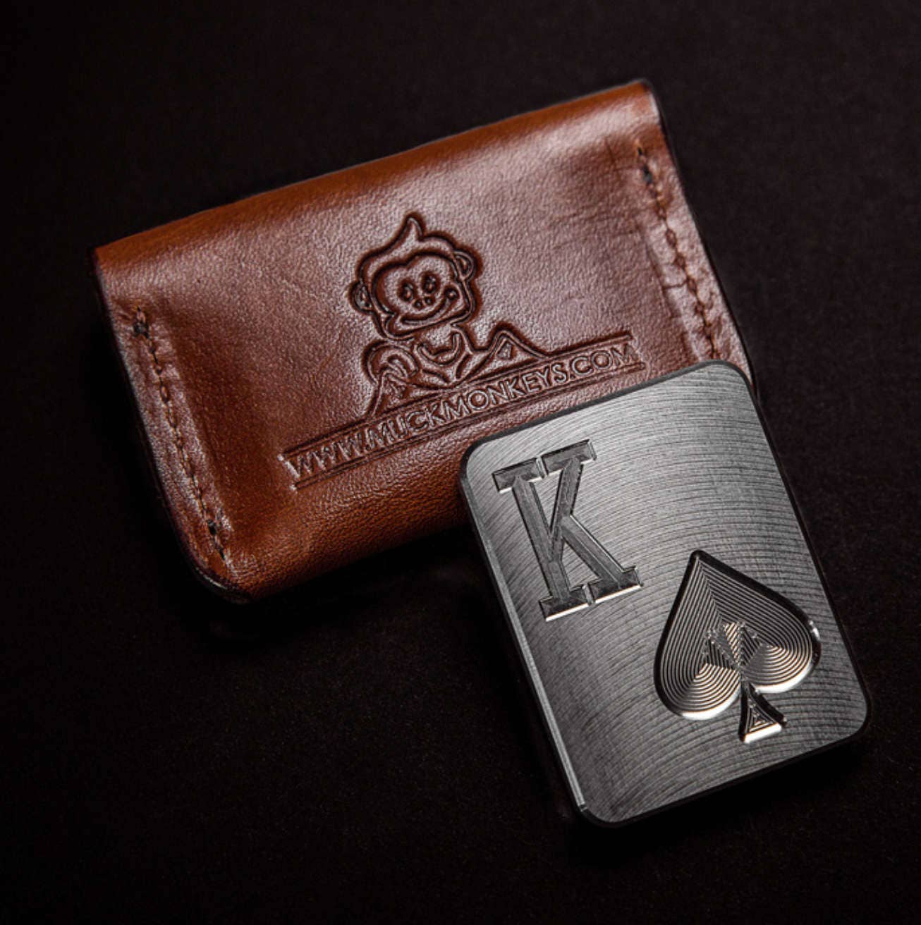 Original Muckmonkeys Poker Card Guard Protector King of Spades - Casino ...