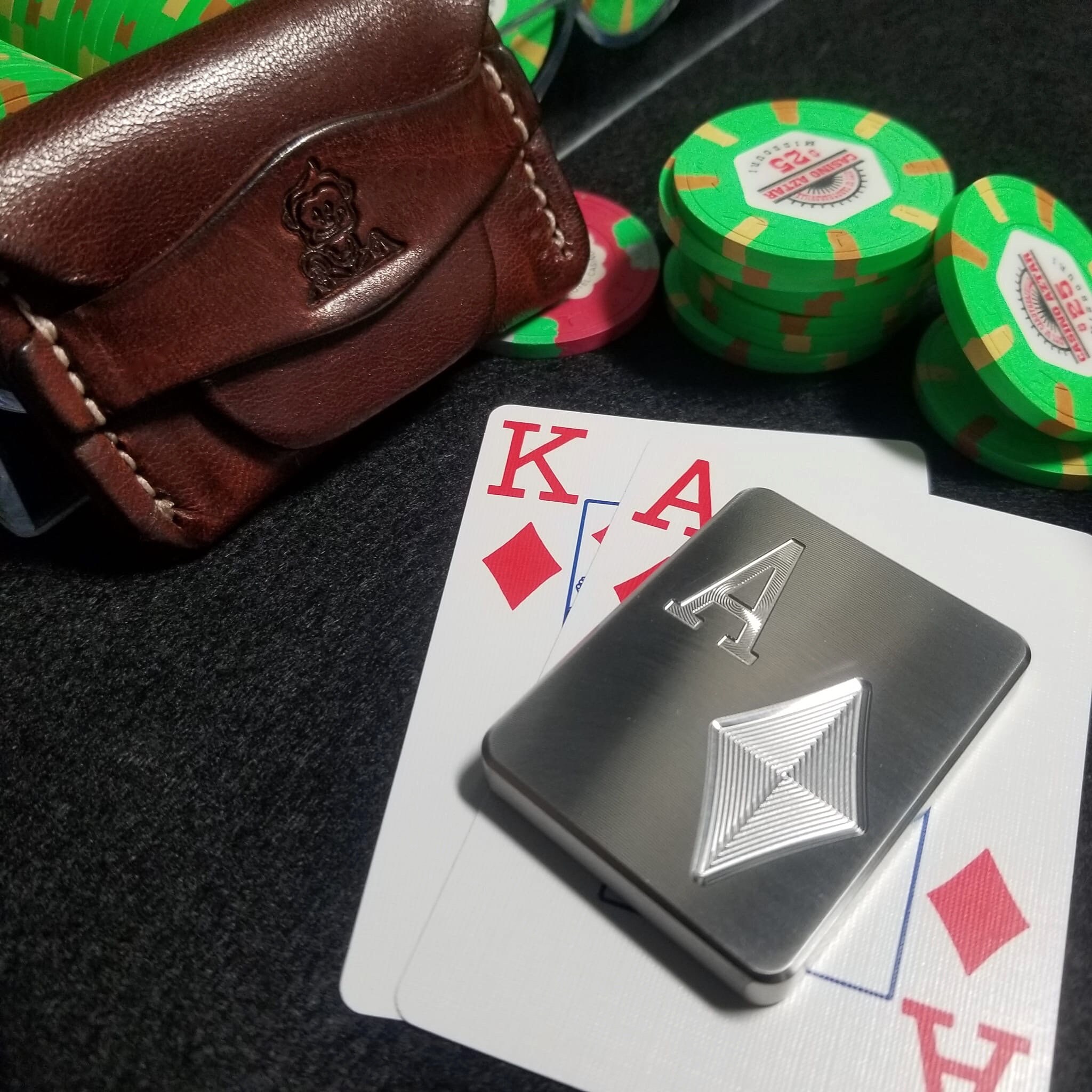 Original Muckmonkeys Poker Card Protector Casino Chip Ace of - Etsy