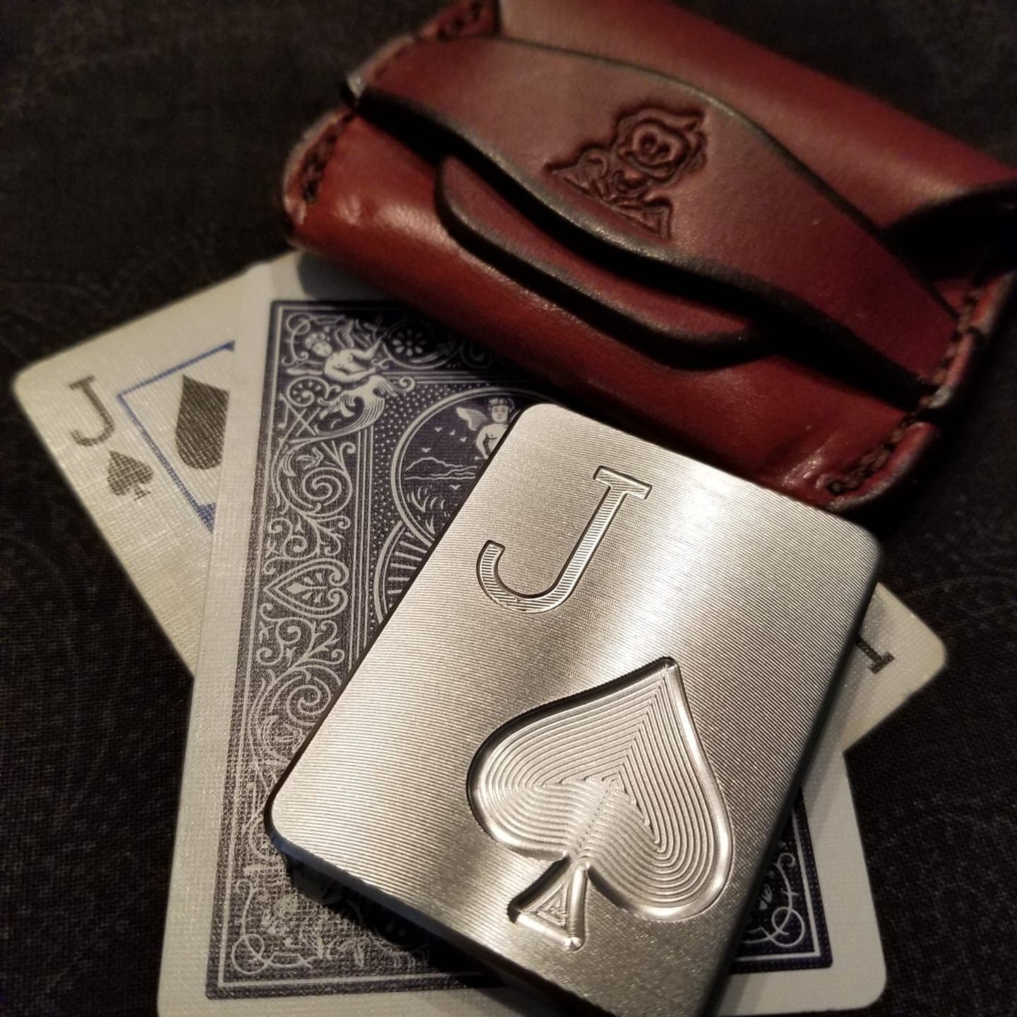 Original Muckmonkeys Poker Card Guard Protector Jack of Spades - Casino ...