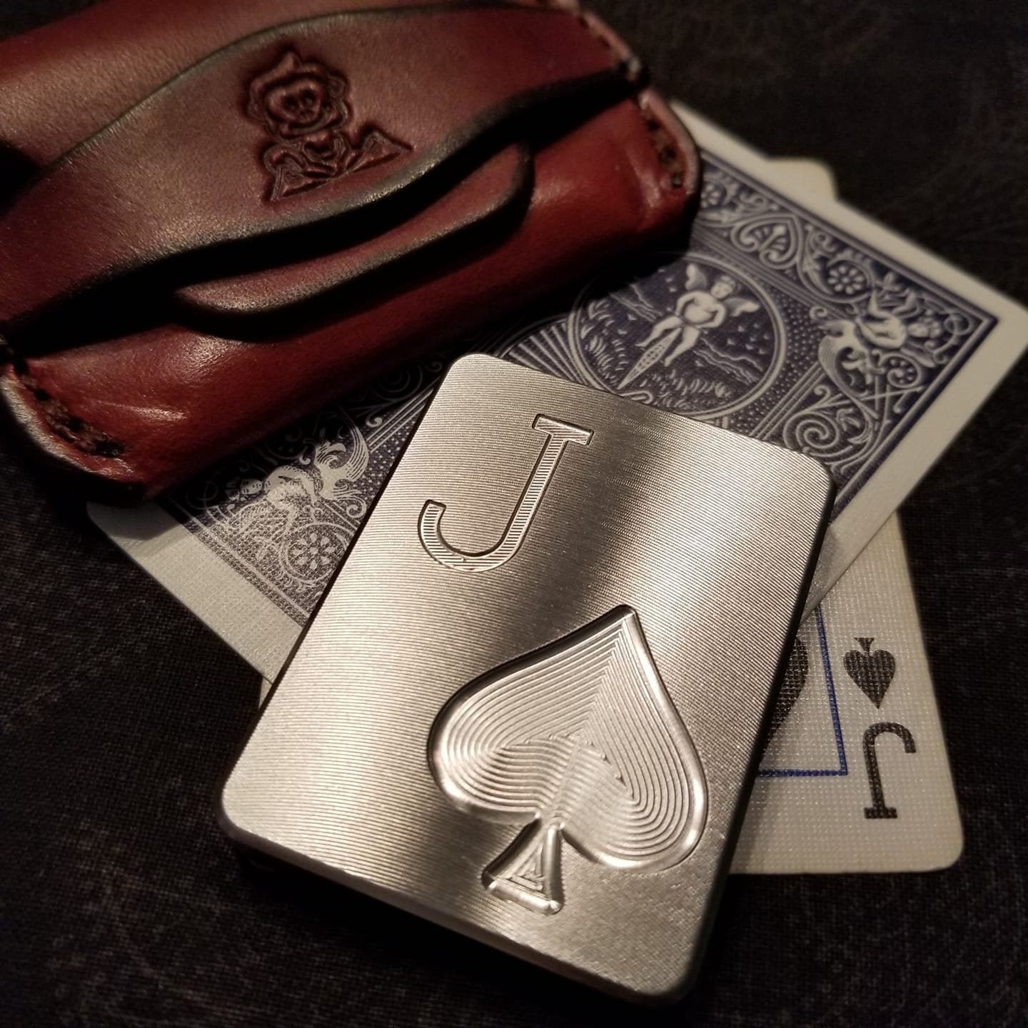 Original Muckmonkeys Poker Card Guard Protector Jack of Spades - Casino ...