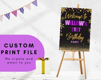 Pastel 10th Birthday Sign Cheers to 10 Years Printable 10th - Etsy