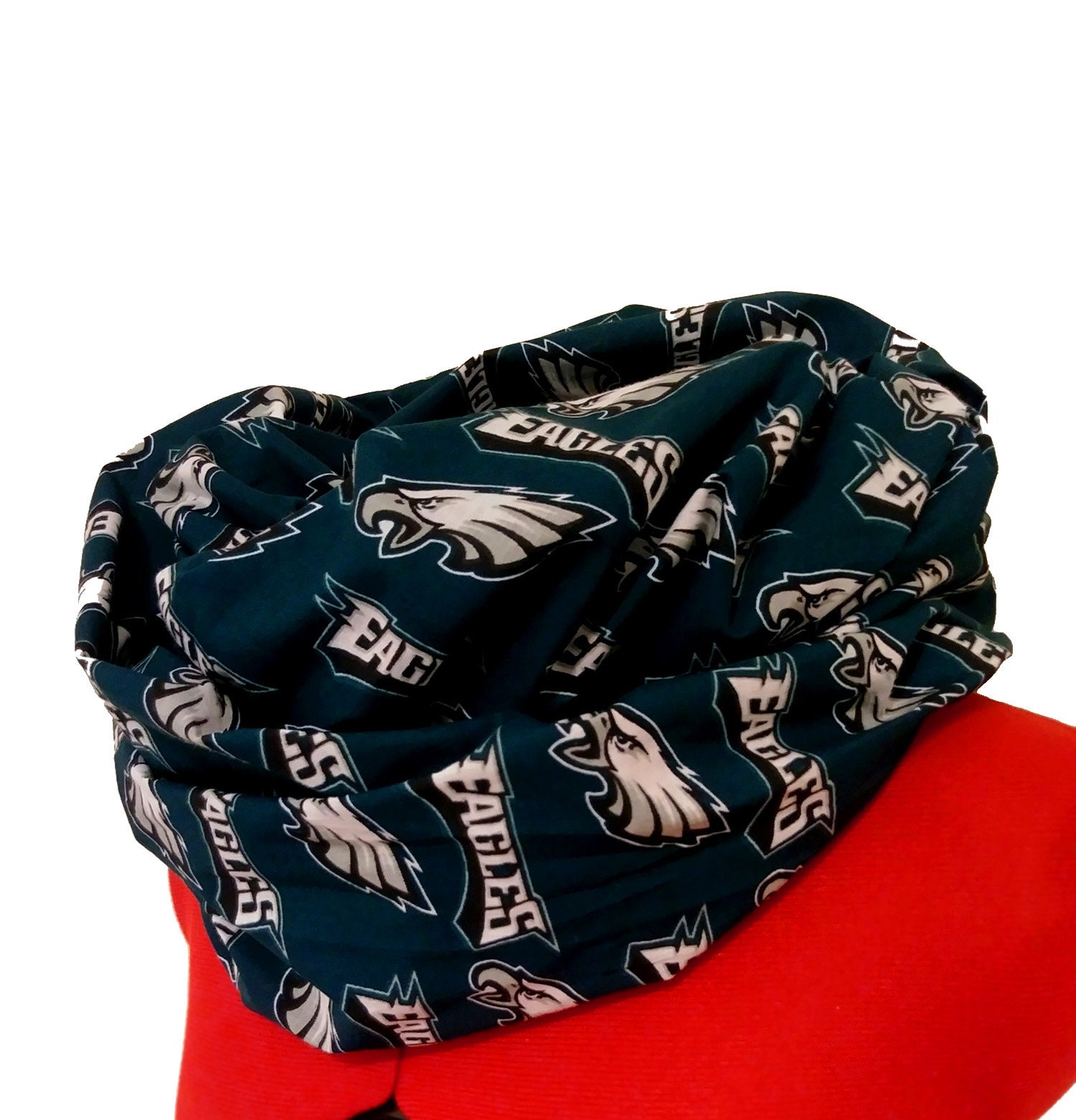 Philadelphia Eagles Infinity Scarf Eagles Football Scarf - Etsy France