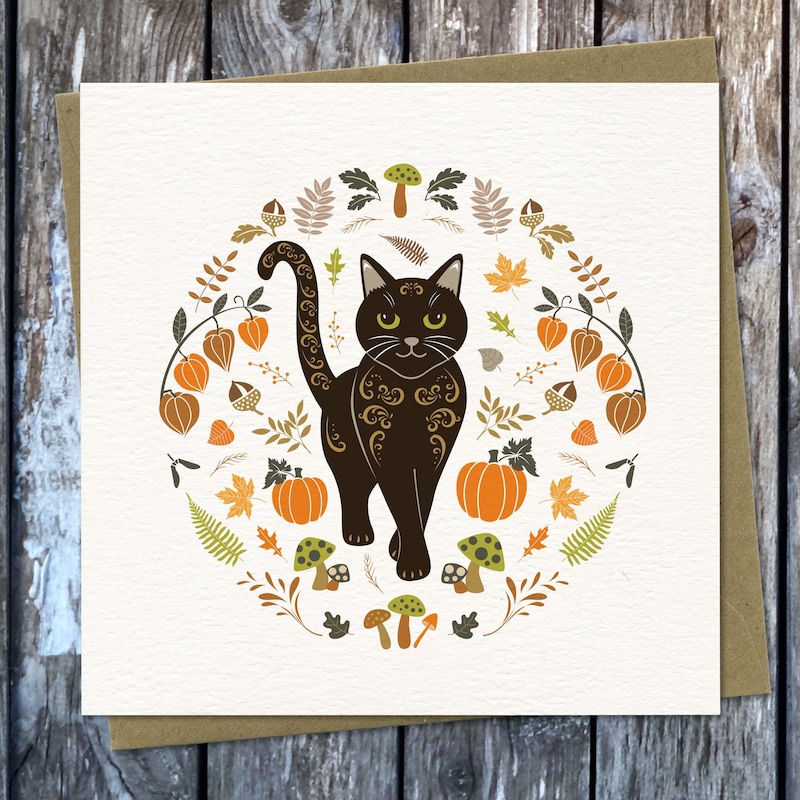 Fall Greeting Card - Etsy