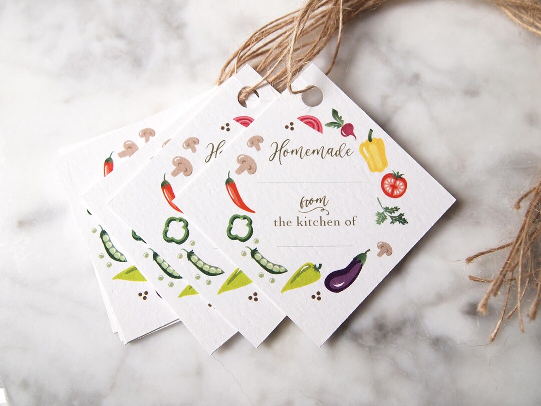 Homemade Chutney and Pickle Tags | Vegetable Design | Homemade Food ...