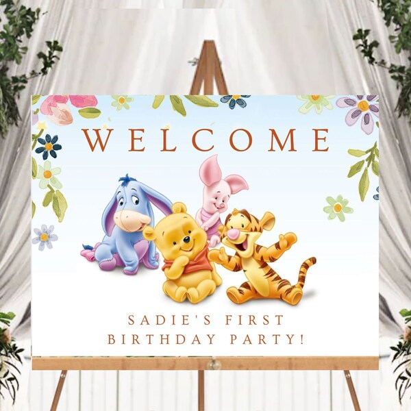 Winnie the Pooh Sign - Etsy