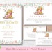 Pink Pooh Bear Custom Sign Template, Baby Girl Baby Shower Editable ...