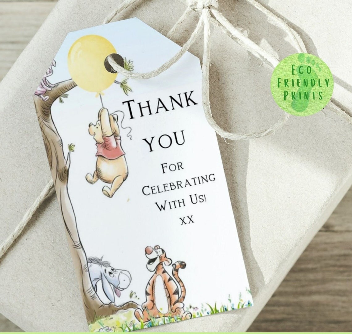 Winnie the Pooh Birthday Thank You Message: Digital Evite Template #PYB ...