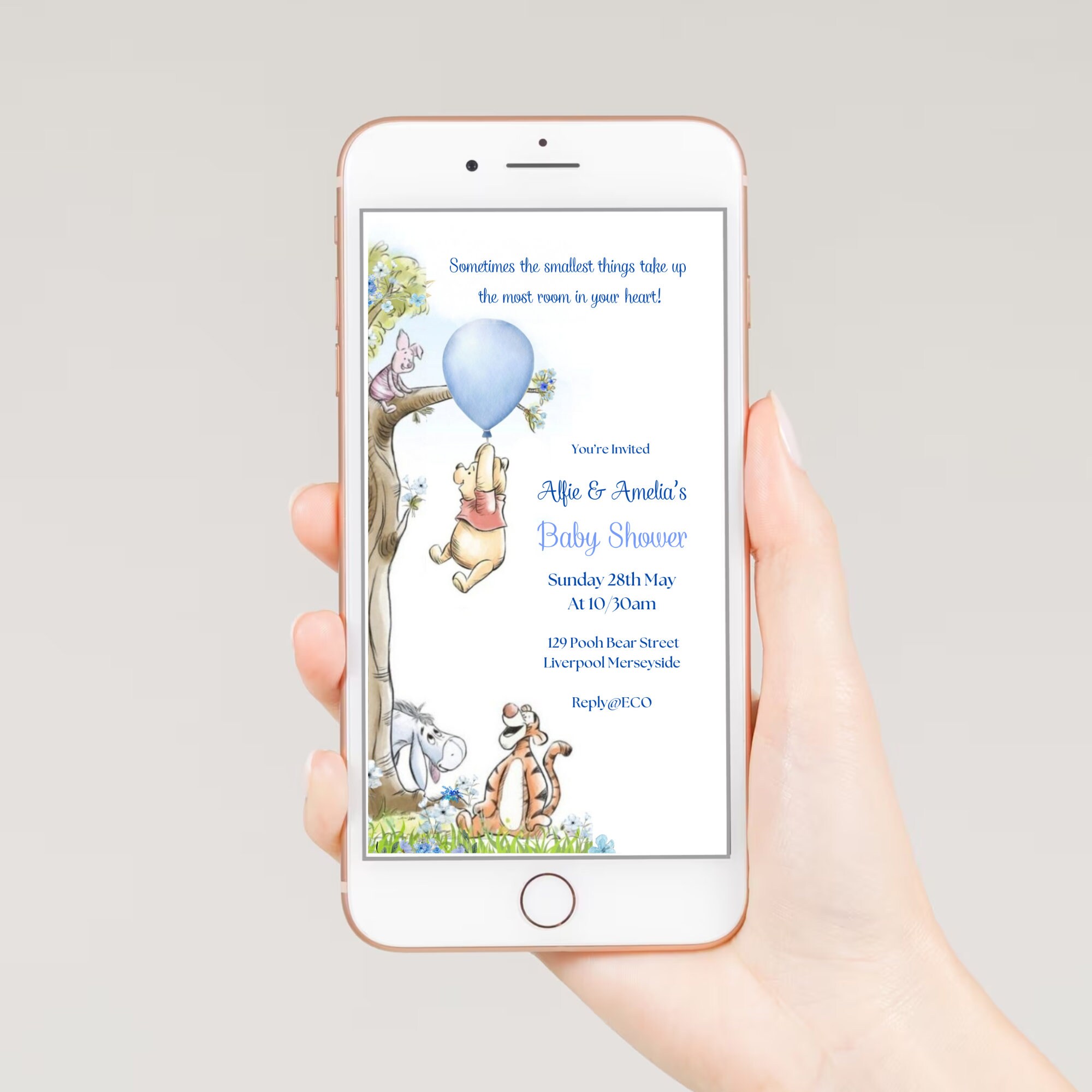 Winnie the Pooh Baby Shower Invitation Bundle (digital) #PBB - Etsy