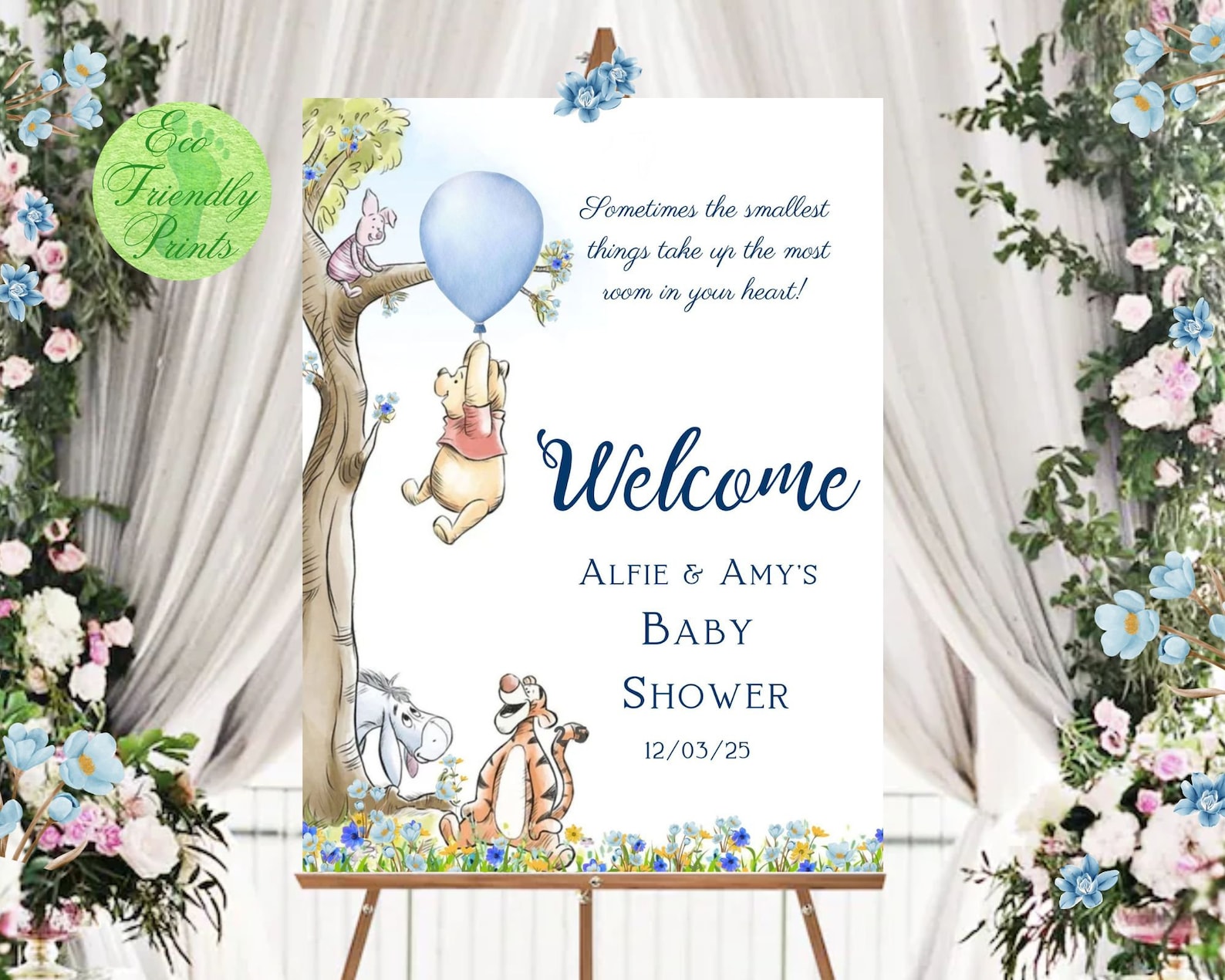 Pooh Bear Baby Shower Invitation Bundle, Winnie the Pooh Baby Shower ...